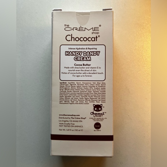 Bath & Body | Crm Shop Chococat By Sanrio Handy Dandy Cream Cocoa Butter | Poshmark